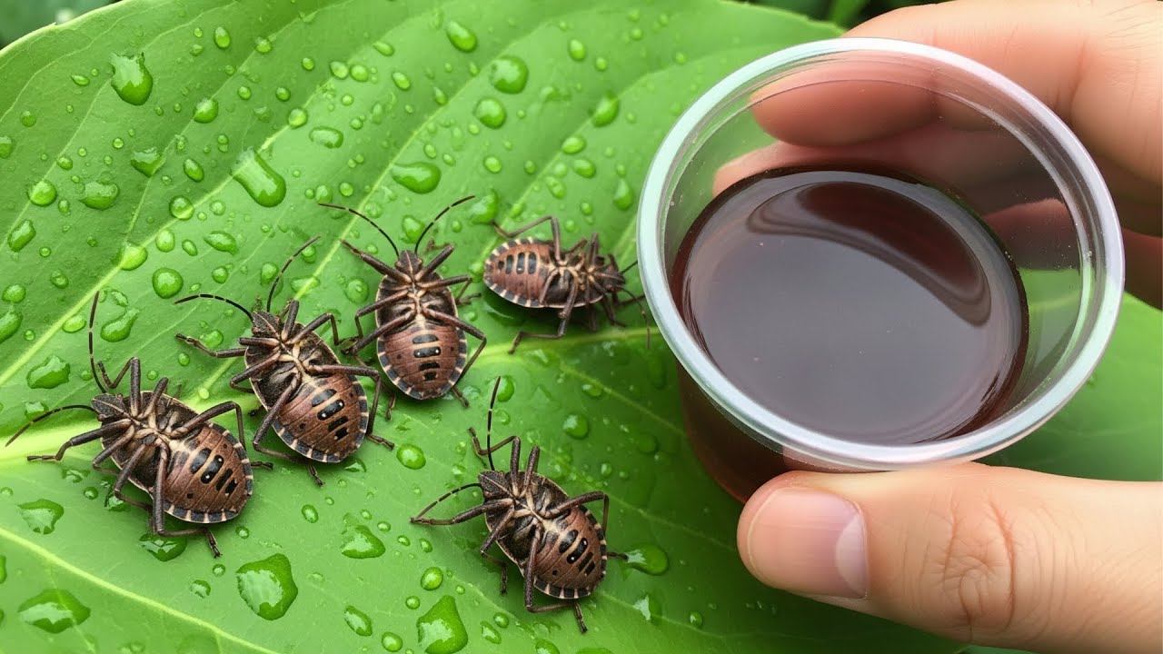 Stronger than 100 poisons! Stink bugs disappear immediately! - YouTube