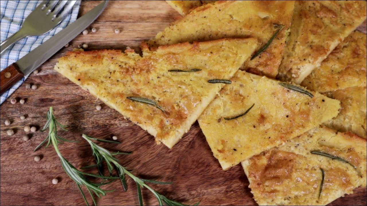 How to Make the Typical Italian Farinata | Farinata di ceci - YouTube