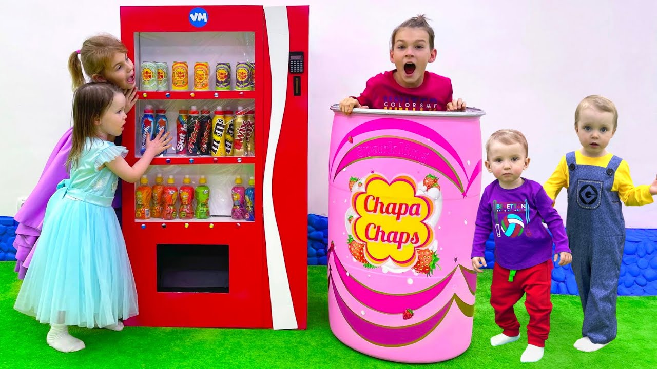 Five Kids Pretend Play Shopping in DIY Store + more Children's Songs ...