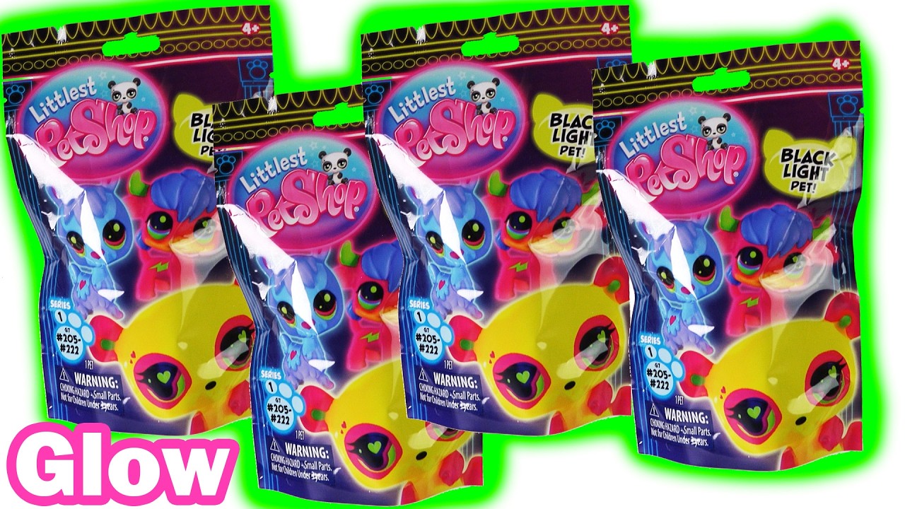 Testing LPS Blacklight Glow In The Dark Pets - YouTube