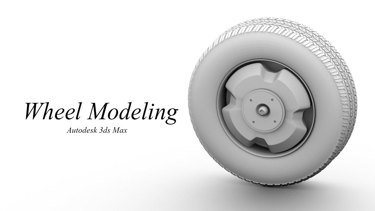 Wheel Modeling | Autodesk 3ds Max | Blue Animate - YouTube