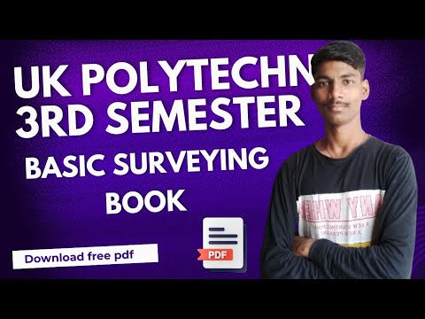 Uk Polytechnic 3rd Semester "Basic Surveying" Book | Preview | Download ...