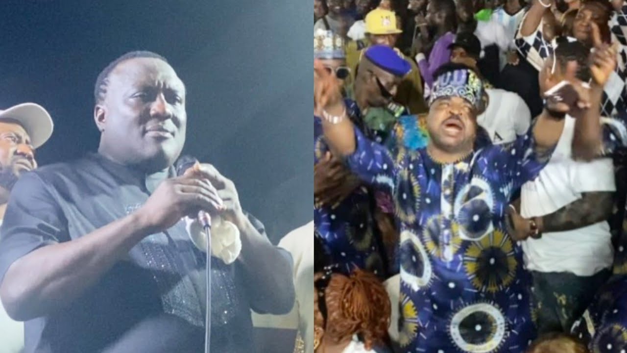 SEE HOW MC OLU OMO & KING SAHEED OSUPA ROCK THE DANCE ON STAGE AS HE ...