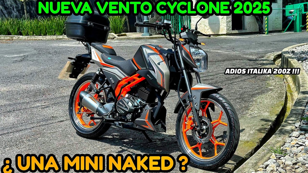 NUEVA VENTO CYCLONE 2025 NUEVO DISEÑO YA NO PARECE MOTO DE TRABAJO ...