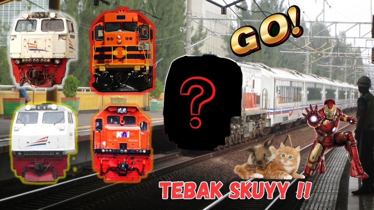 LUCU BIKIN MESEM!! Tebak Gambar Lucu Kereta Api Cc 203, KA Cc 206, KA ...
