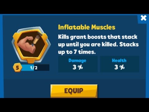 Inflatable muscles gameplay - YouTube
