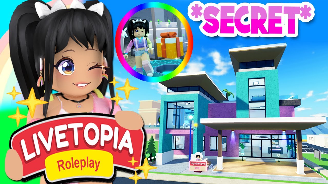 *HIDDEN TULIP ROOM* + FREE GIFT *NEW MANSION in LIVETOPIA Roleplay ...