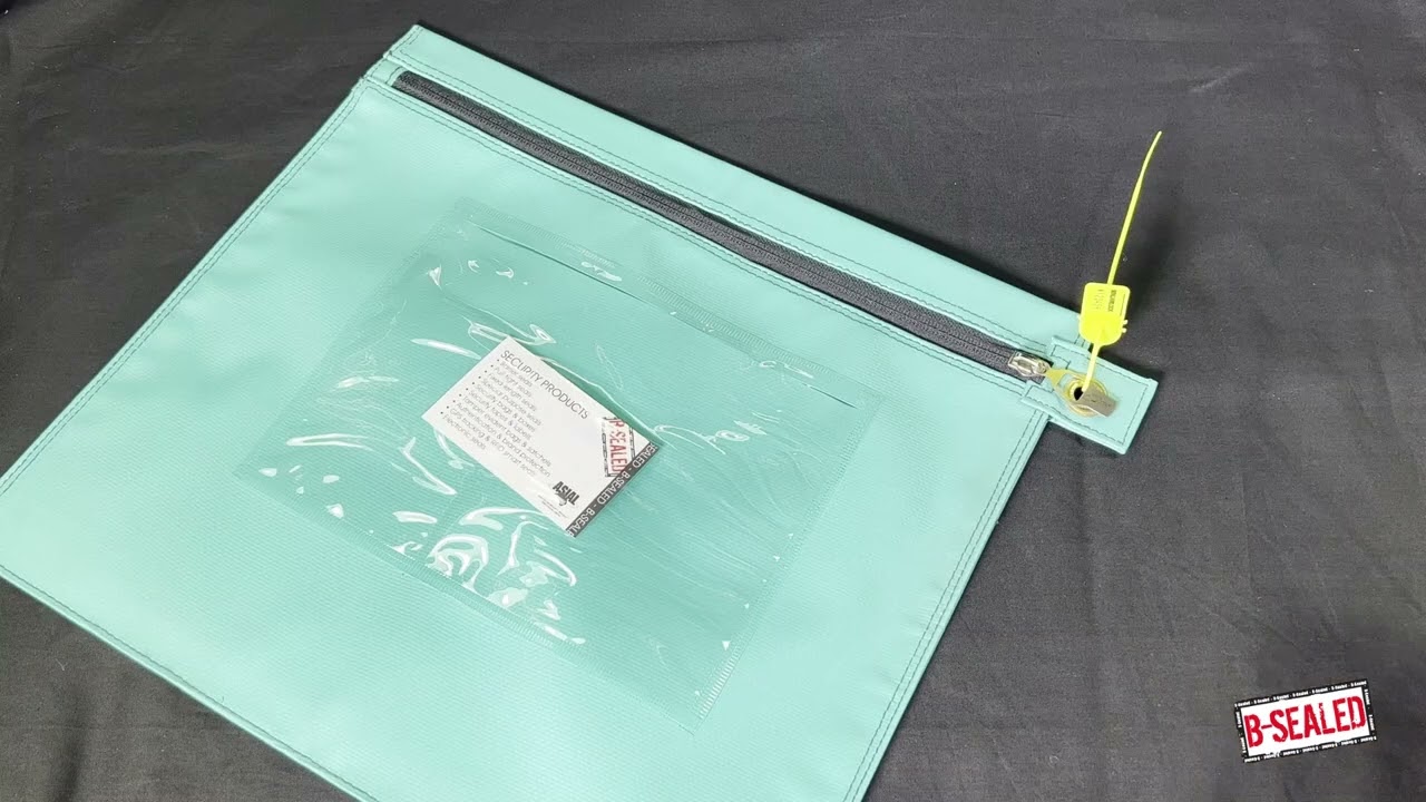 E5e Envelope type bag with eyelet - Reusable security bags - YouTube