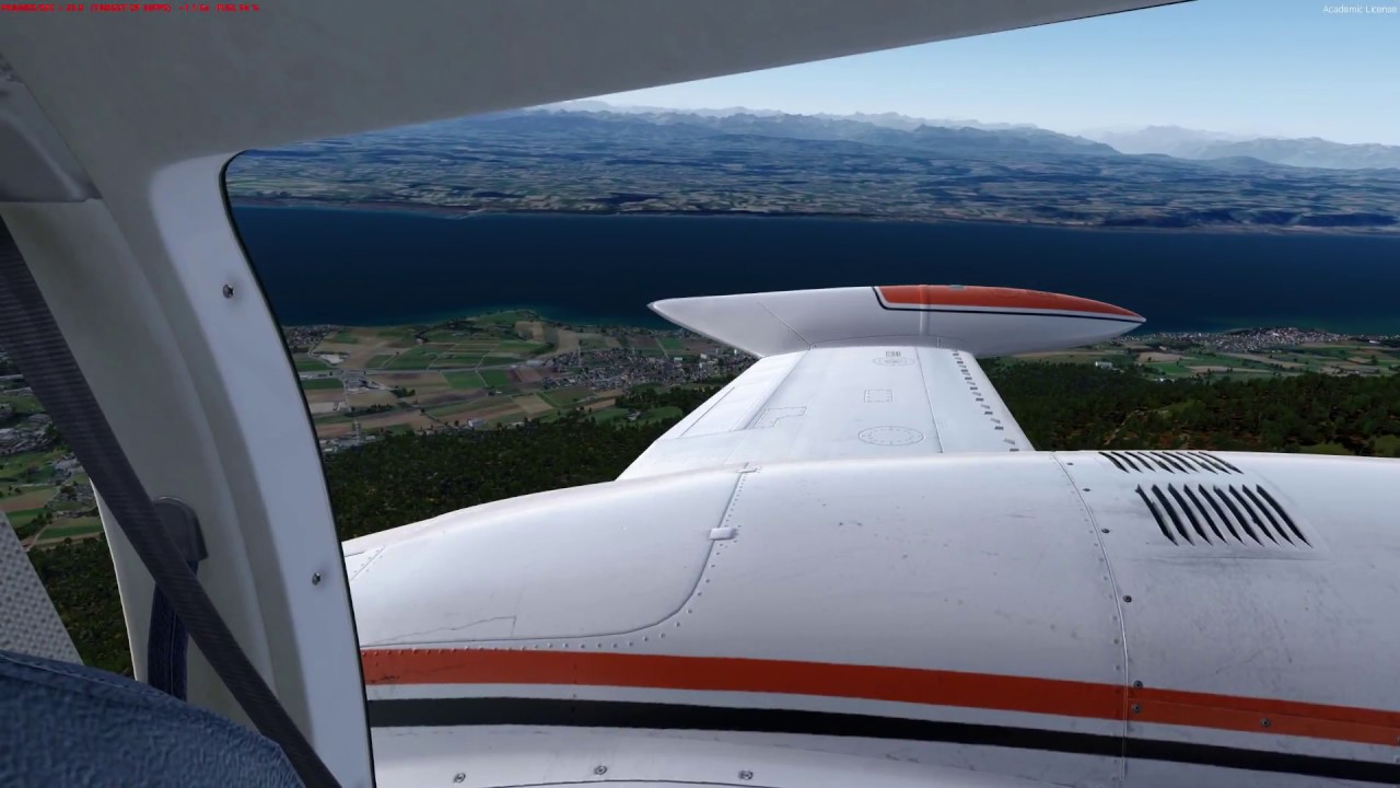 P3D Creux du Van Cessna C310 Alabeo - YouTube