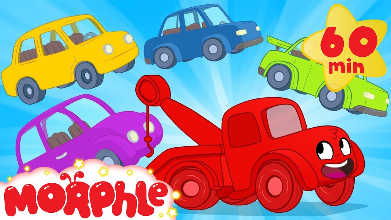 Learn colors with Morphle and cars! Color and car videos for kids - YouTube