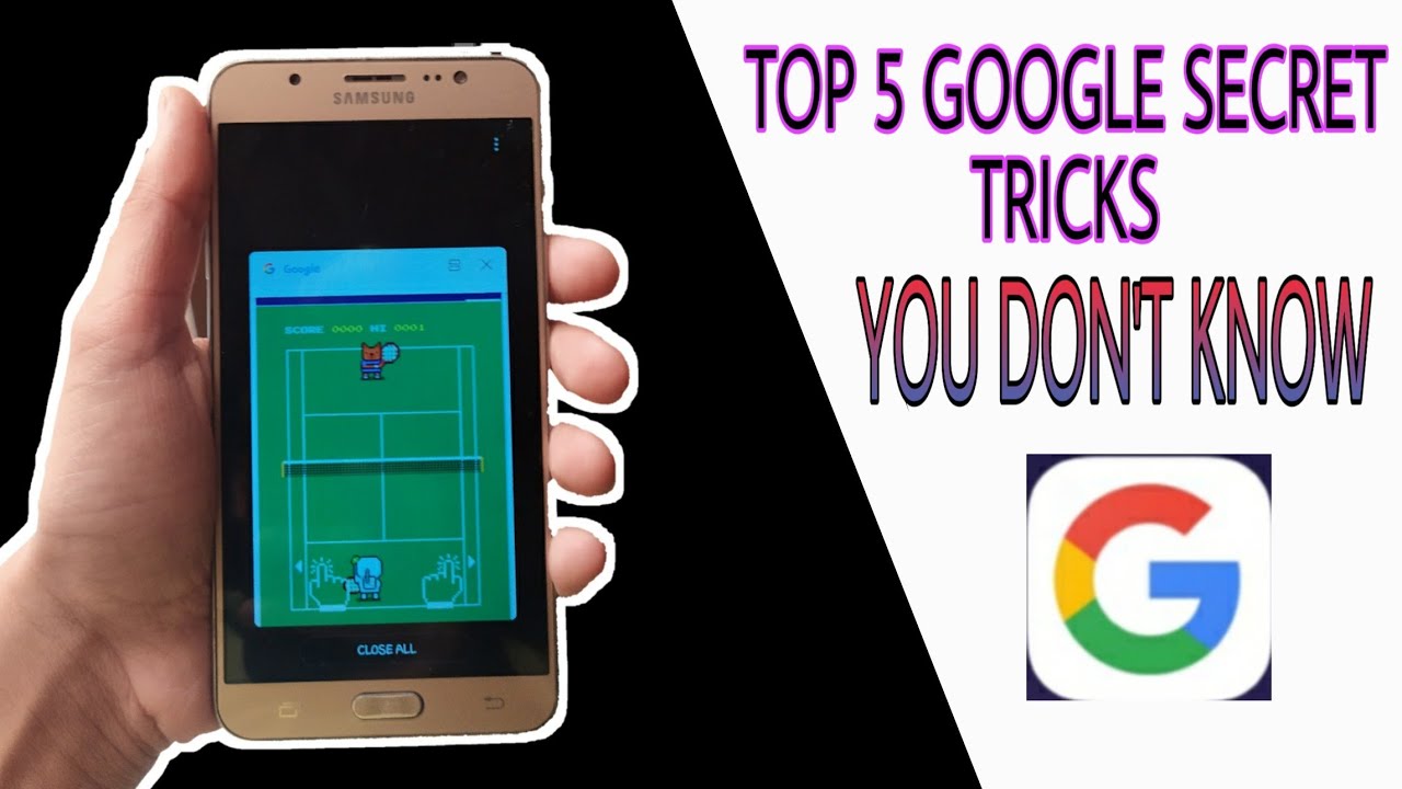 Top 5 Google secret tricks - YouTube