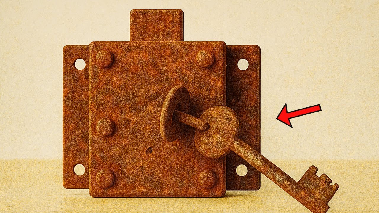 125-Year-Old Rusty Lock Restoration | Olden Restoration - YouTube