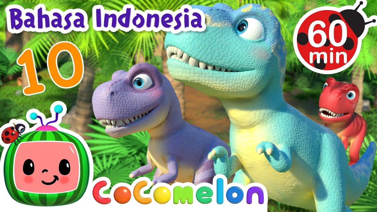 Sepuluh Dino Kecil 🦖 | CoComelon Bahasa Indonesia - Lagu Anak Anak ...