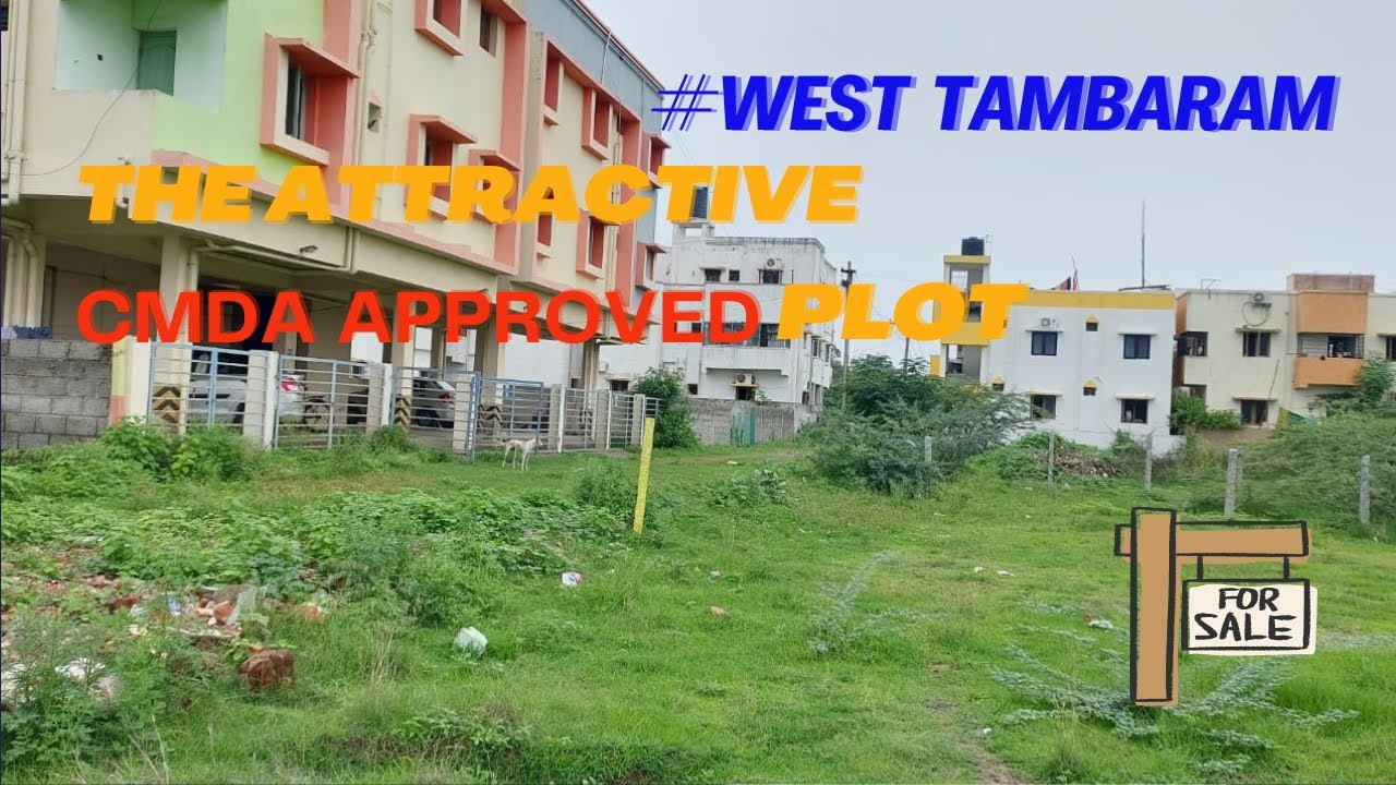 #west Tambaram Varadha Raja Puram CMDA Plot For Sale - YouTube