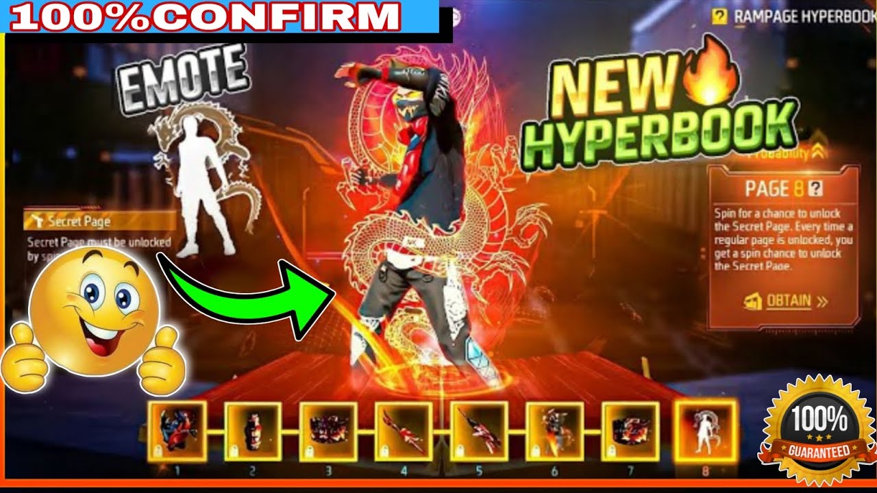 Free Fire New Hyperbook Rewards| 😳OB39 Special Hyperbook| New Hyperbook ...