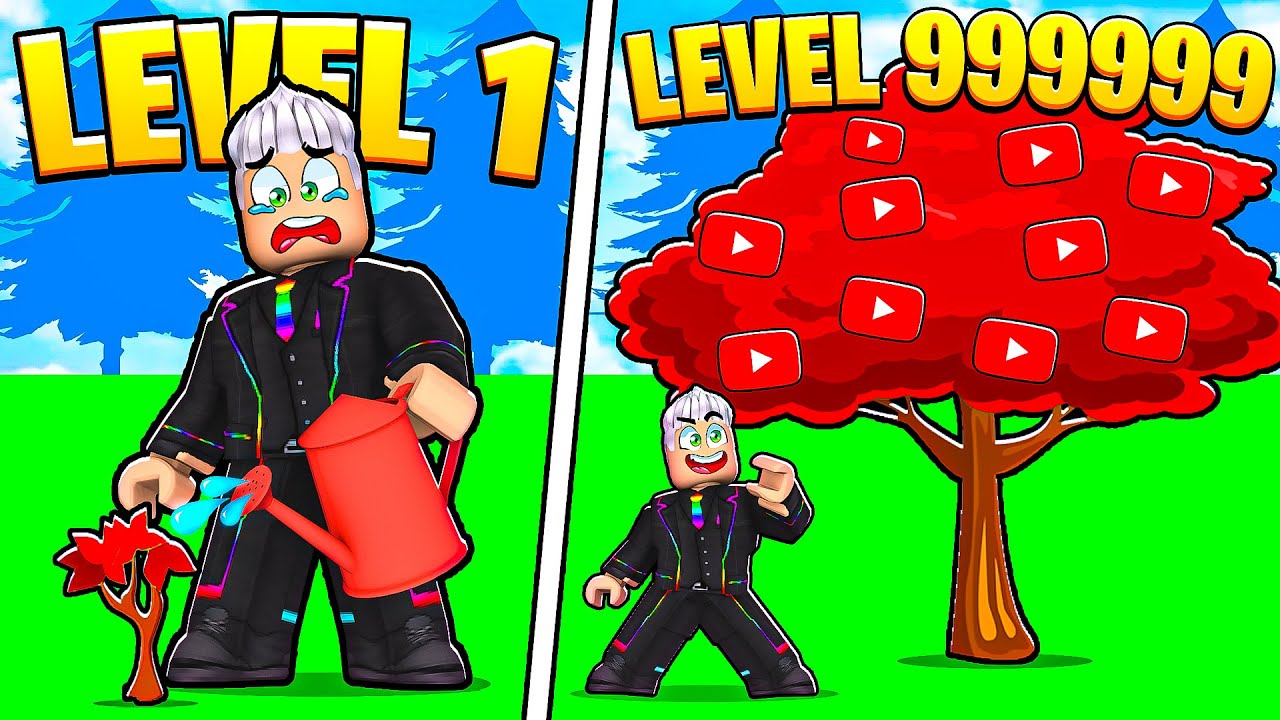 CRIEI a ÁRVORE COM MAIS DINHEIRO no Tree Planting Simulator (ROBLOX ...