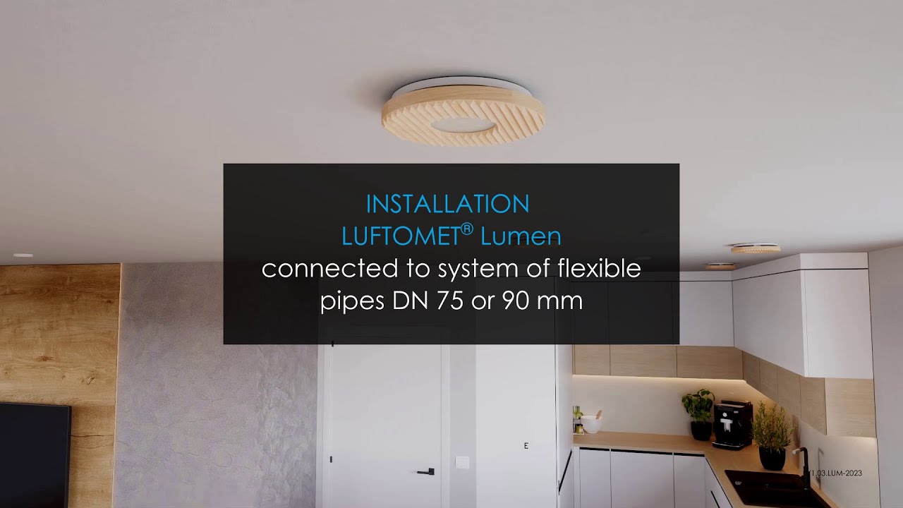 Installation Manual LUFTOMET® Lumen (plenum box with rim) - YouTube