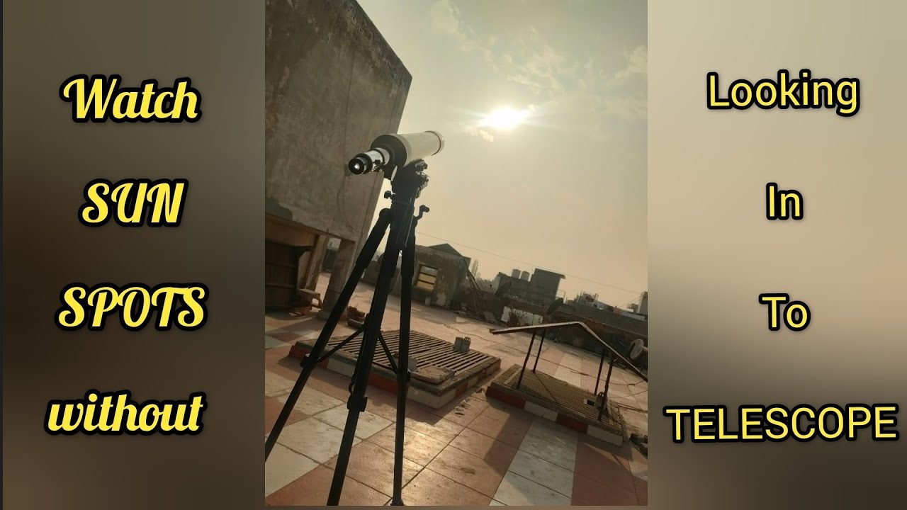 Now Watch Sun Spots Without Seeing in Telescope..#sunspots #telescope # ...