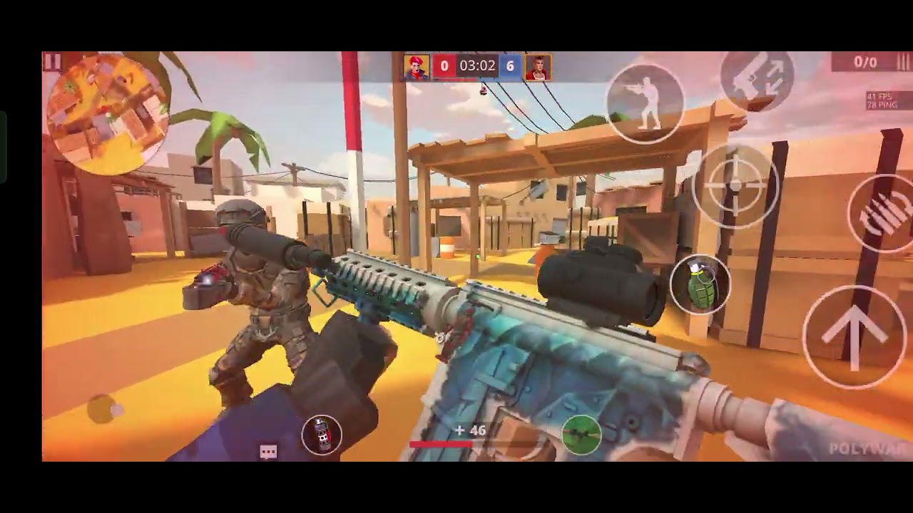 POLY WAR Poly War follower vs me #6 @Polywar_Joshuawinz0523_SG - YouTube