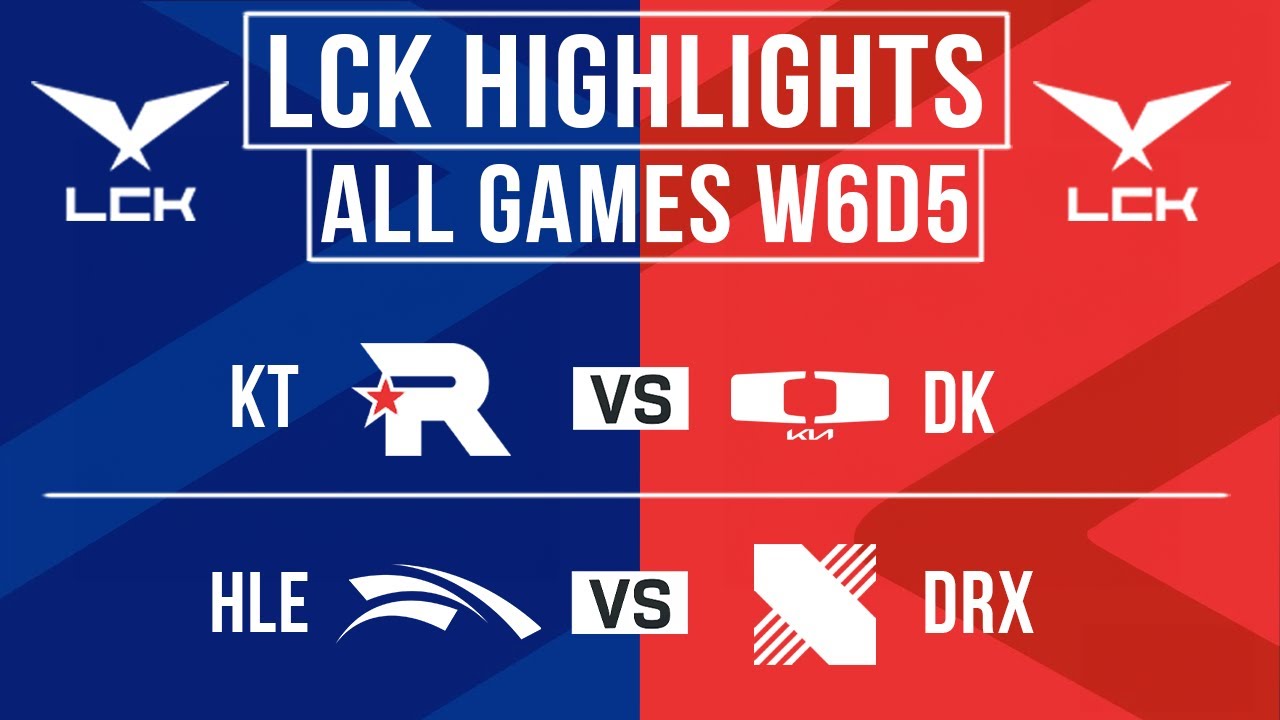 LCK Highlights ALL GAMES Week 6 Day 5 | LCK Spring 2024 - YouTube