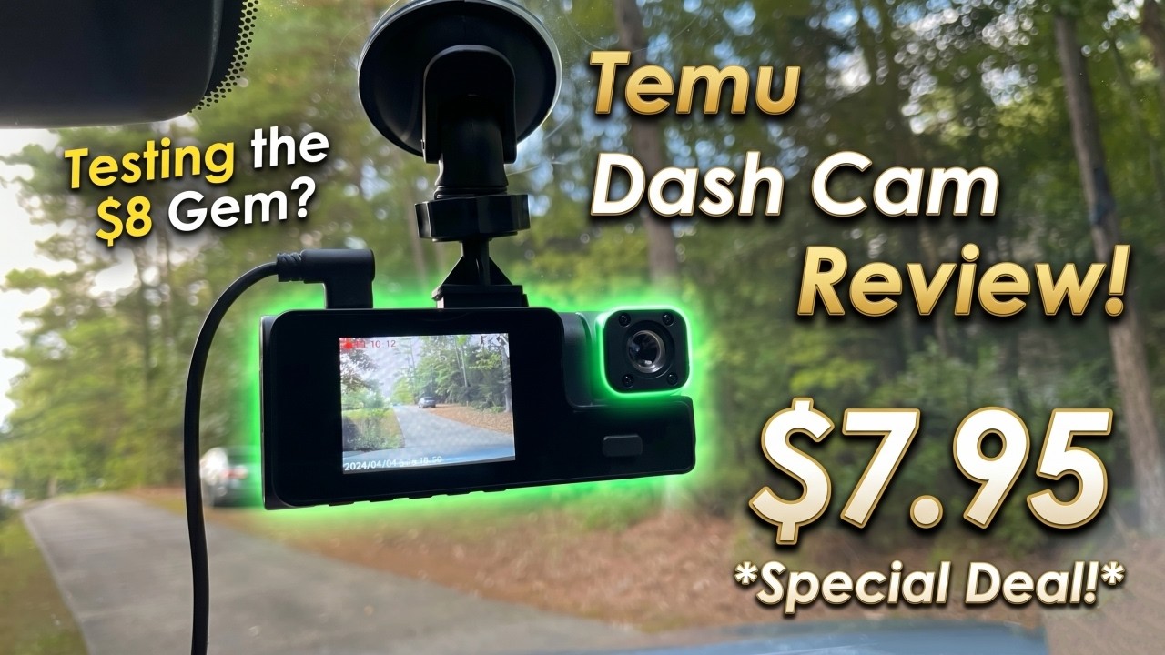 The $7.95 Temu Dash Cam: Is It Worth It? - YouTube