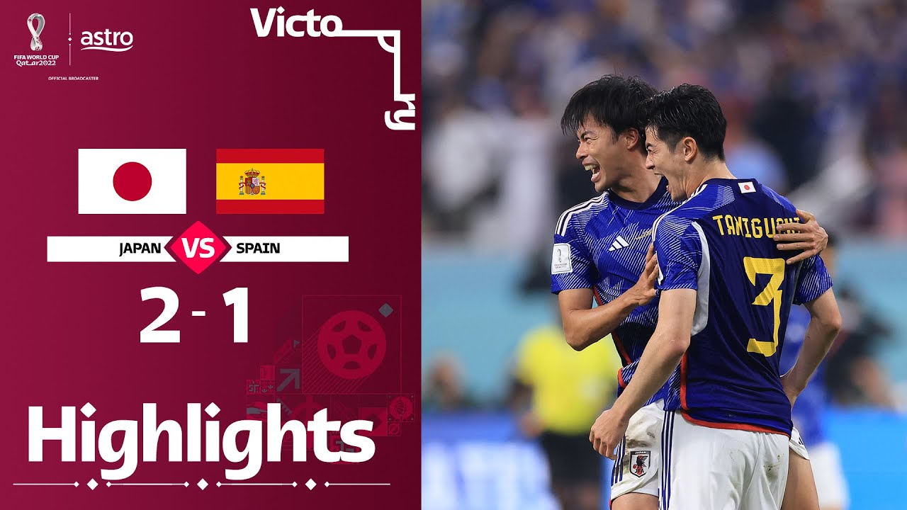 Japan 2 - 1 Spain | World Cup 2022 Highlights | Group E | #SebolaSuara ...