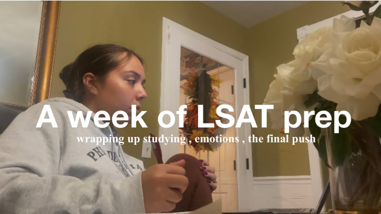 A week of studying for the LSAT - YouTube