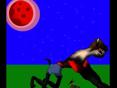 Werewolf transformation animation - YouTube