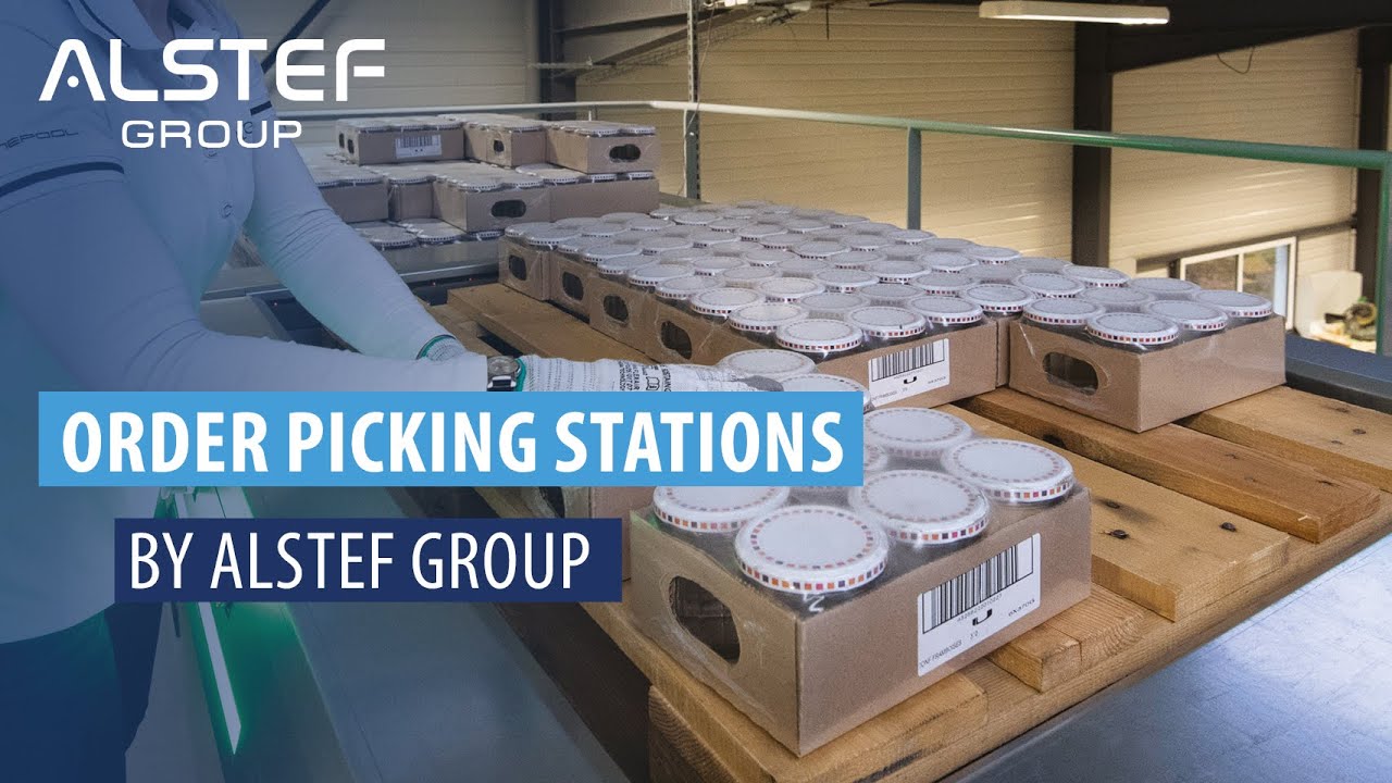 Order Picking Stations by Alstef Group - YouTube