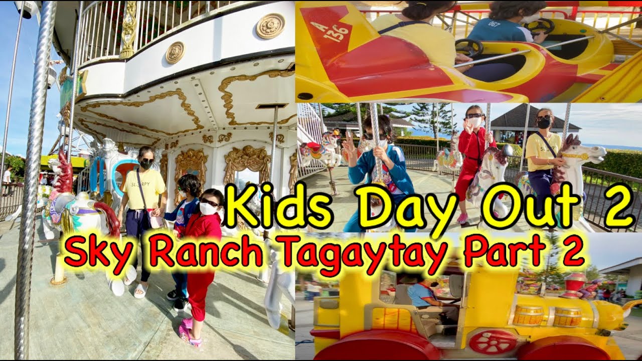 Sky Ranch Tagaytay Part 2| Riding the Grand Carousel🎠, Red Baron🚀 ...