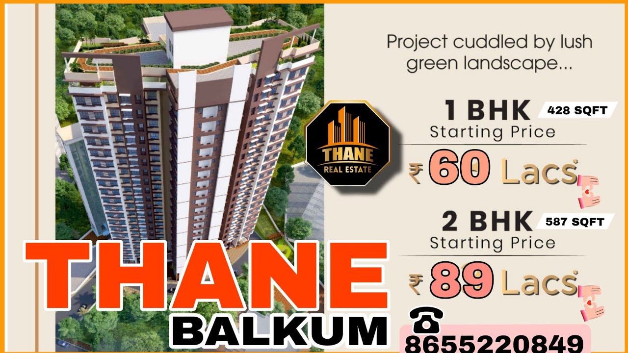 1bhk For Sale in Balkum Thane | Thanerealestate | majiwada | Dhokali ...