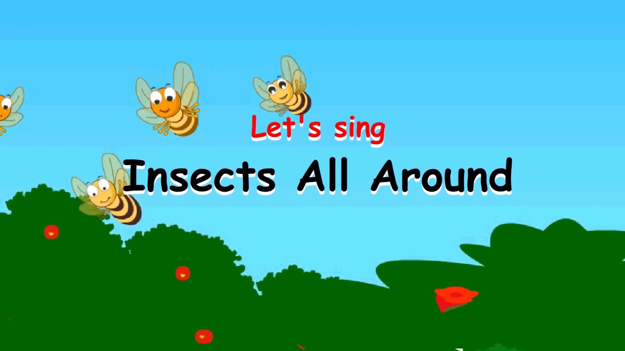 Insects all around Song for kids - YouTube