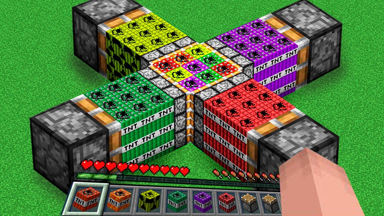 TNT x10000 = COMBINE many TNT in ore SUPER TNT in Minecraft !!! - YouTube