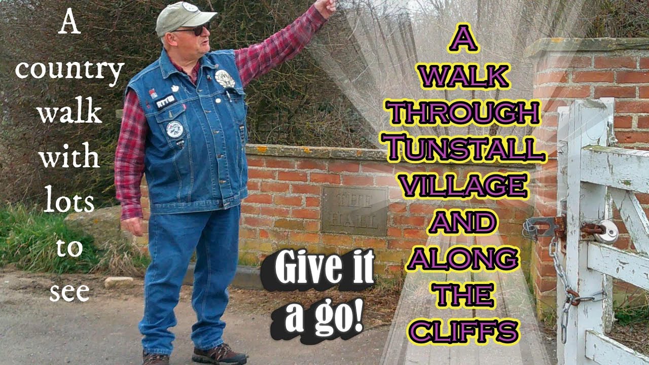 A walk through Tunstall village and along the cliffs - YouTube