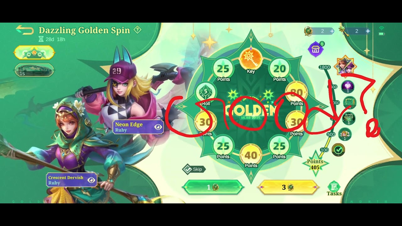 Dazzling Golden Spin #MLBBGoldenMonth #MLBB - YouTube
