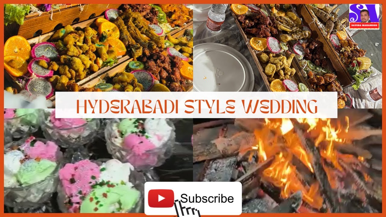 Hyderabadi style valima dinner |deccani style wedding function - YouTube