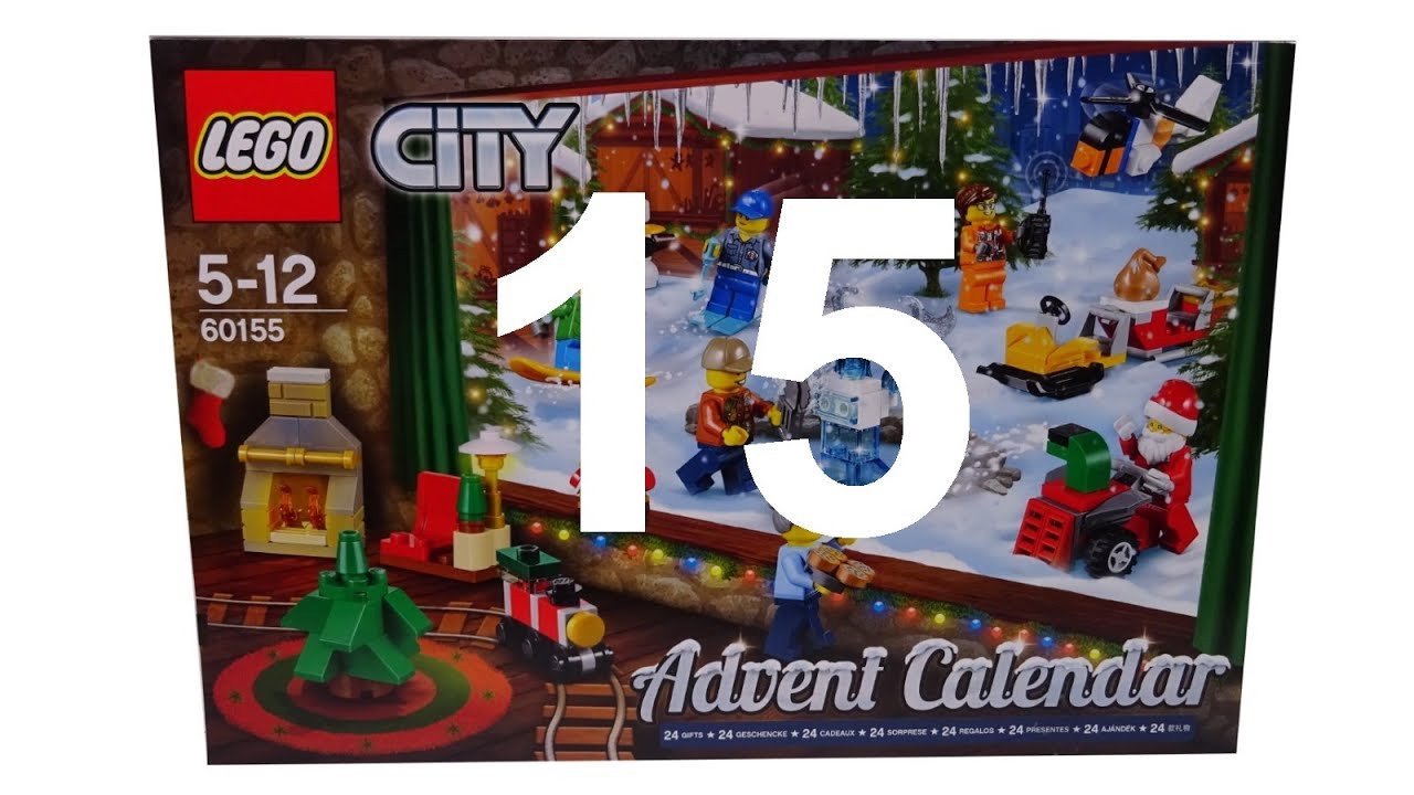 LEGO CITY 60155 ADVENTSKALENDER 2017 * TÜRCHEN 15 * LEGO SPEED BUILD ...