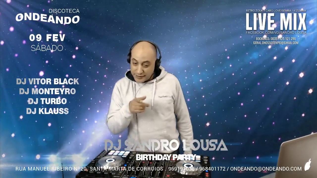 Dj Sandro Lousa Live Mix (08/02/2019) - YouTube