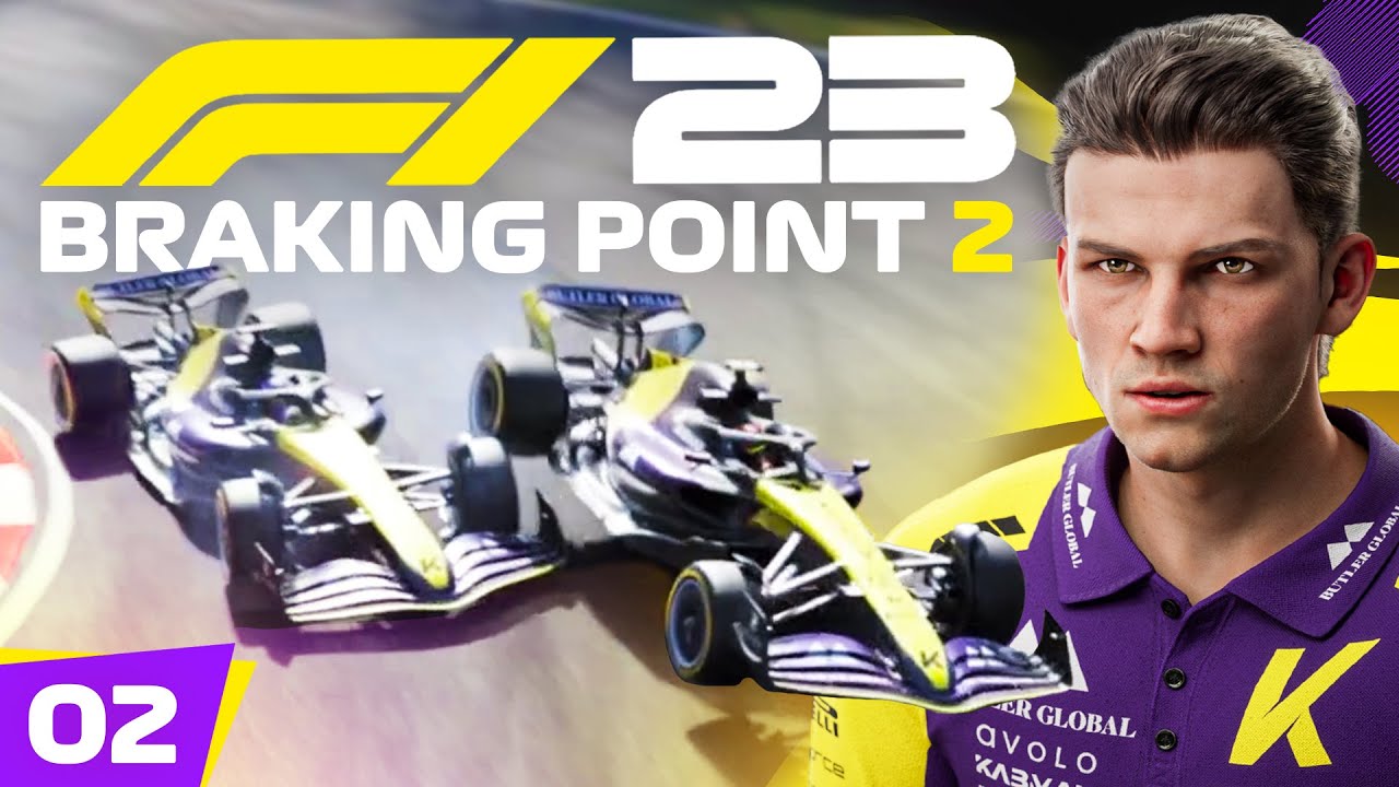 Teammates CRASH in Braking Point 2! (F1 23 Braking Point 2 - Chapter 2 ...