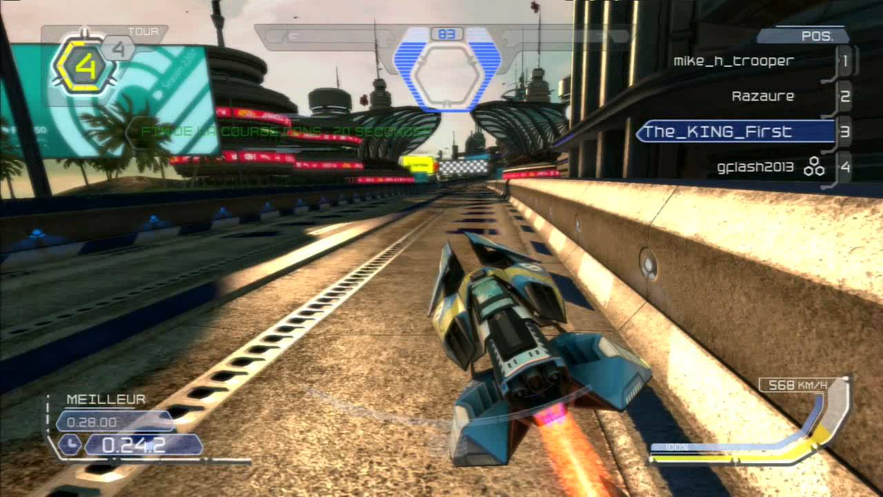 WipeOut HD Fury - Discovering Multiplayer - PS3 [Full HD 1080i] - YouTube
