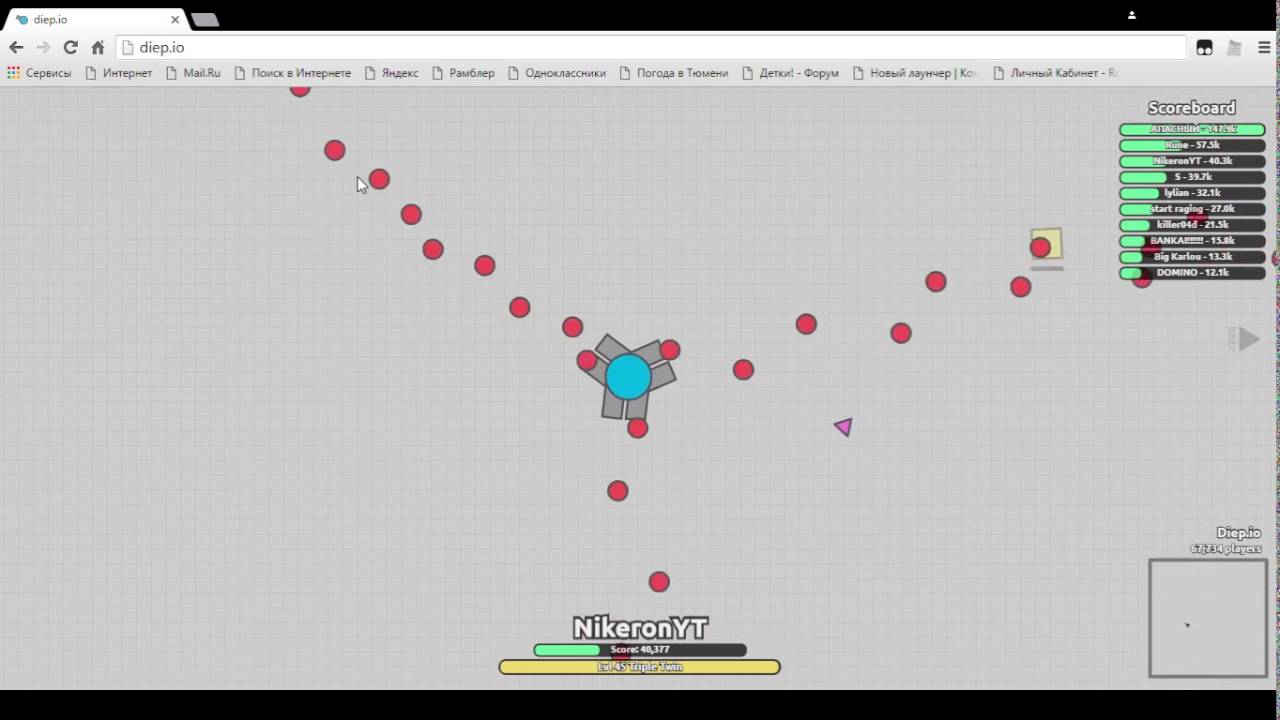 Diep.io gameplay! - YouTube