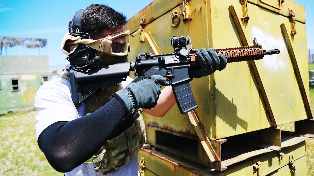 Airsoft Mission 9 - 2018 SC VILLAGE PAINTBALL & AIRSOFT PARK - YouTube