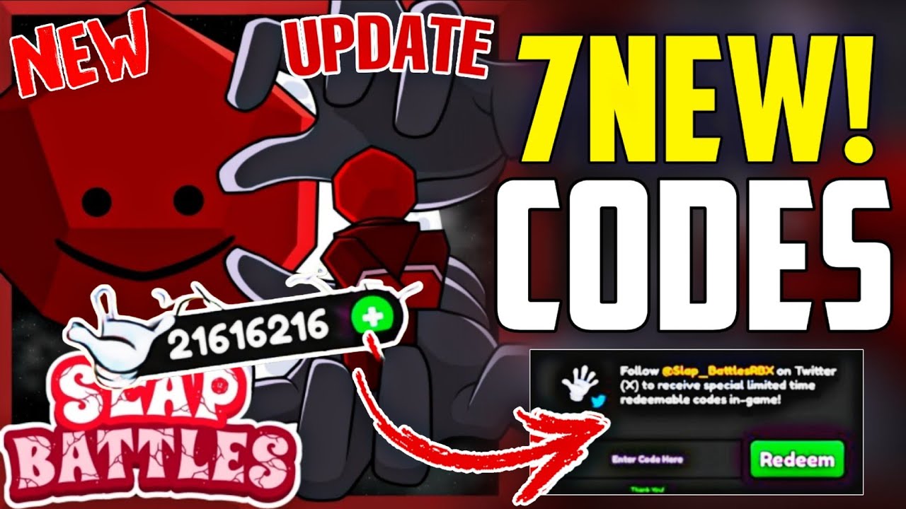 *NEW UPDATE* ALL WORKING CODES FOR SLAP BATTLES IN AUGUST 2025! ROBLOX ...