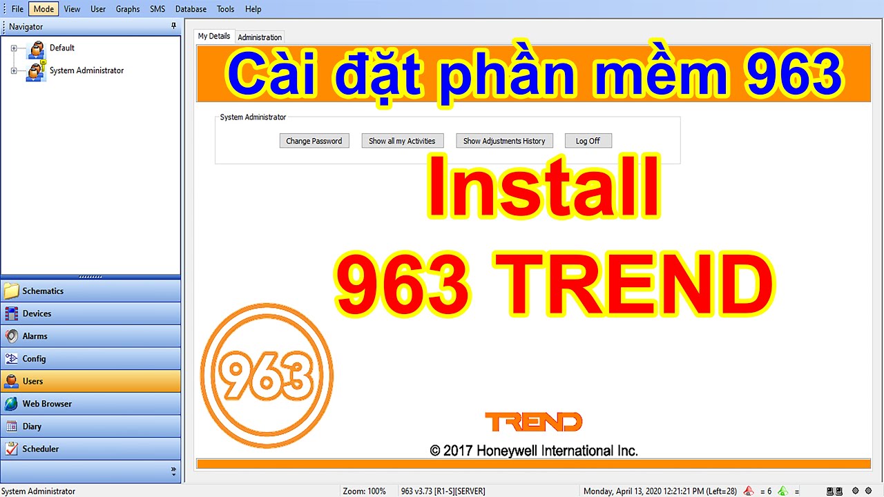 How to Install 963 Supervisor TREND - P1 | Cài đặt phần mềm BMS, 963 ...