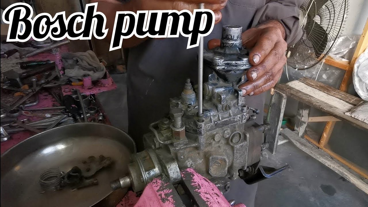 How to bosch ve diesel pump, fuel injection pump - YouTube