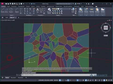 Voronoi utility in AutoCAD (Voronoi cells in DWG) - YouTube