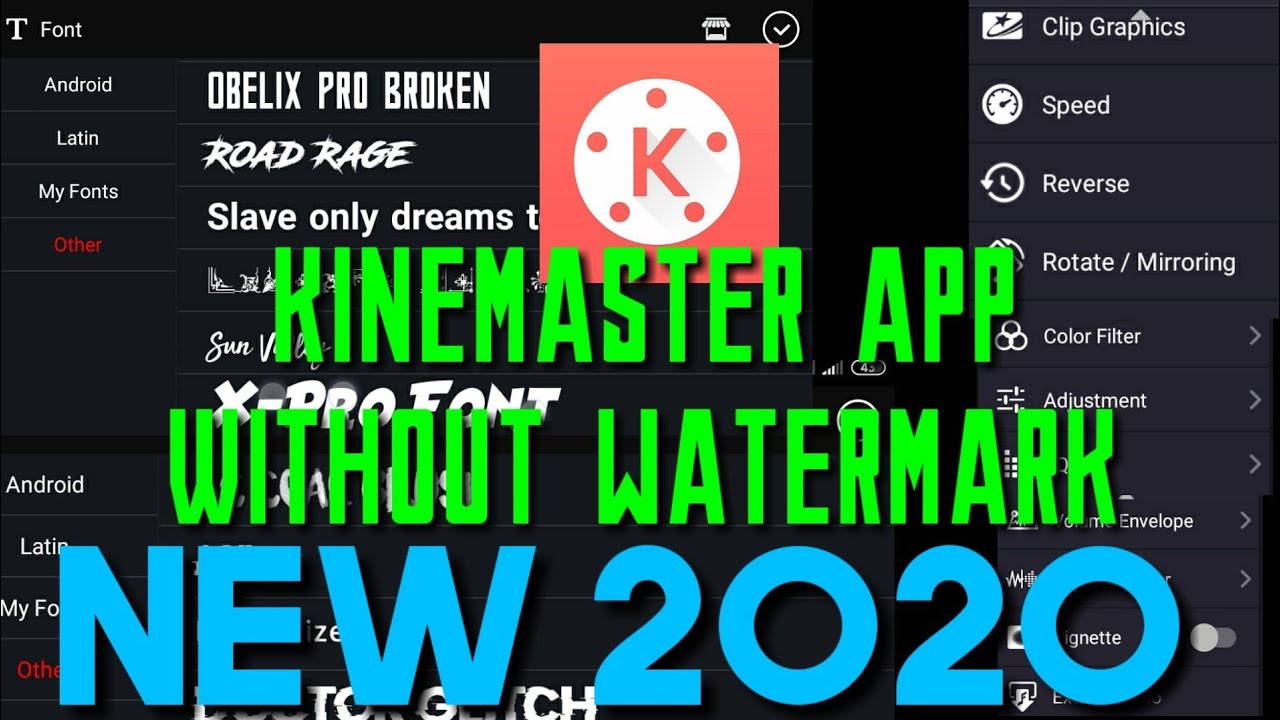 How to remove kinemaster watermark logo - YouTube