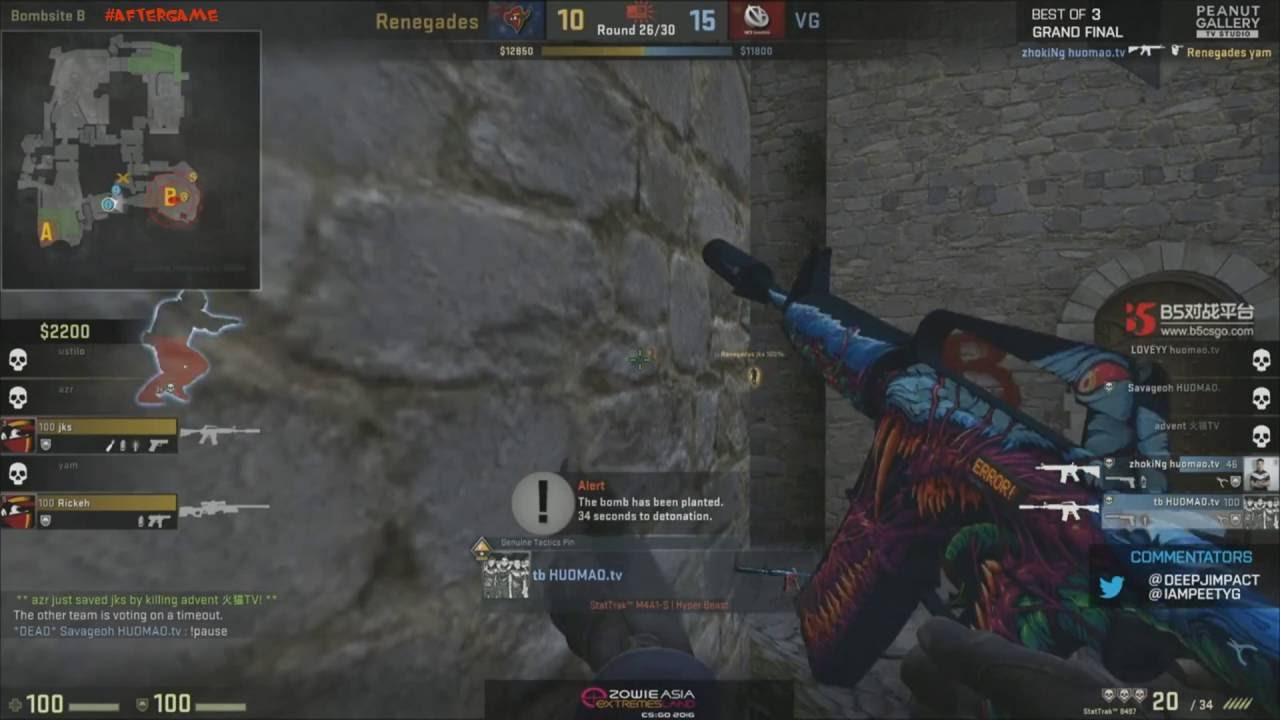 VG.CyberZen are the champions of eXTREMESLAND Asia 2016! (last rounds ...