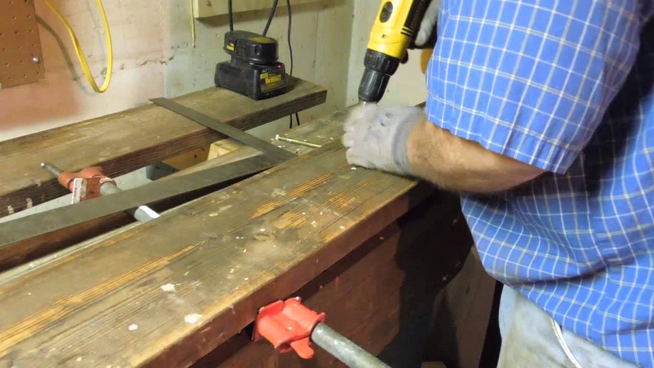 Rebuilding the basement workbench Part 3 of 3 - a tutorial from Old ...