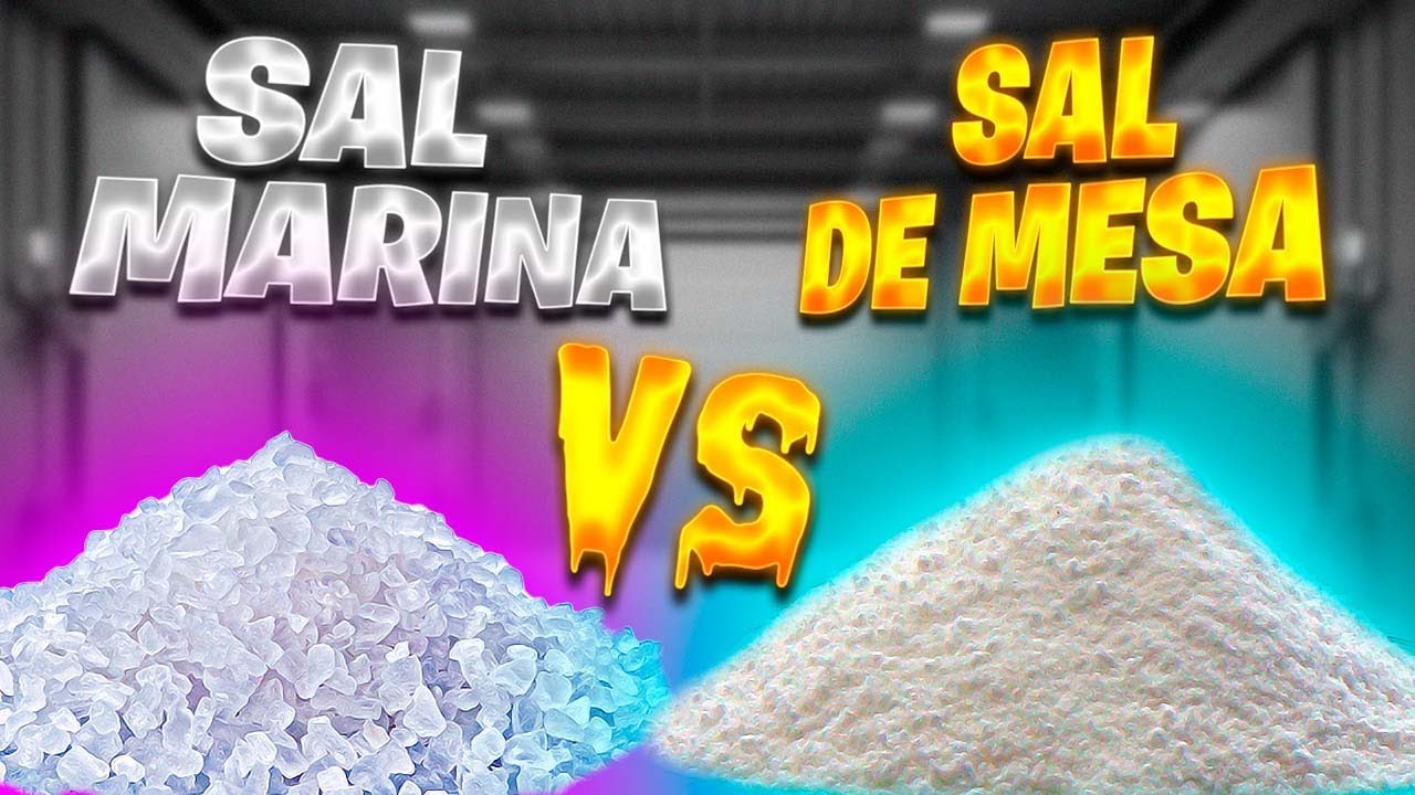 ¡Sal marina vs Sal de mesa! ¿Cuál es la MEJOR para tu salud? 🌊🧂 - YouTube
